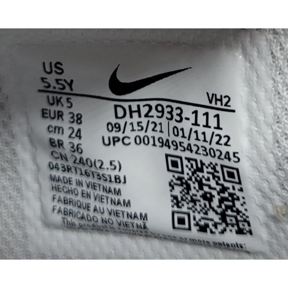 Nike | Shoes | Nike Air Force Mid Le Gs Triple White Dh2933111 | Poshmark